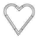12 In. Heart Wire Wreath Frame Wire Heart Frame Valentine Heart - Etsy