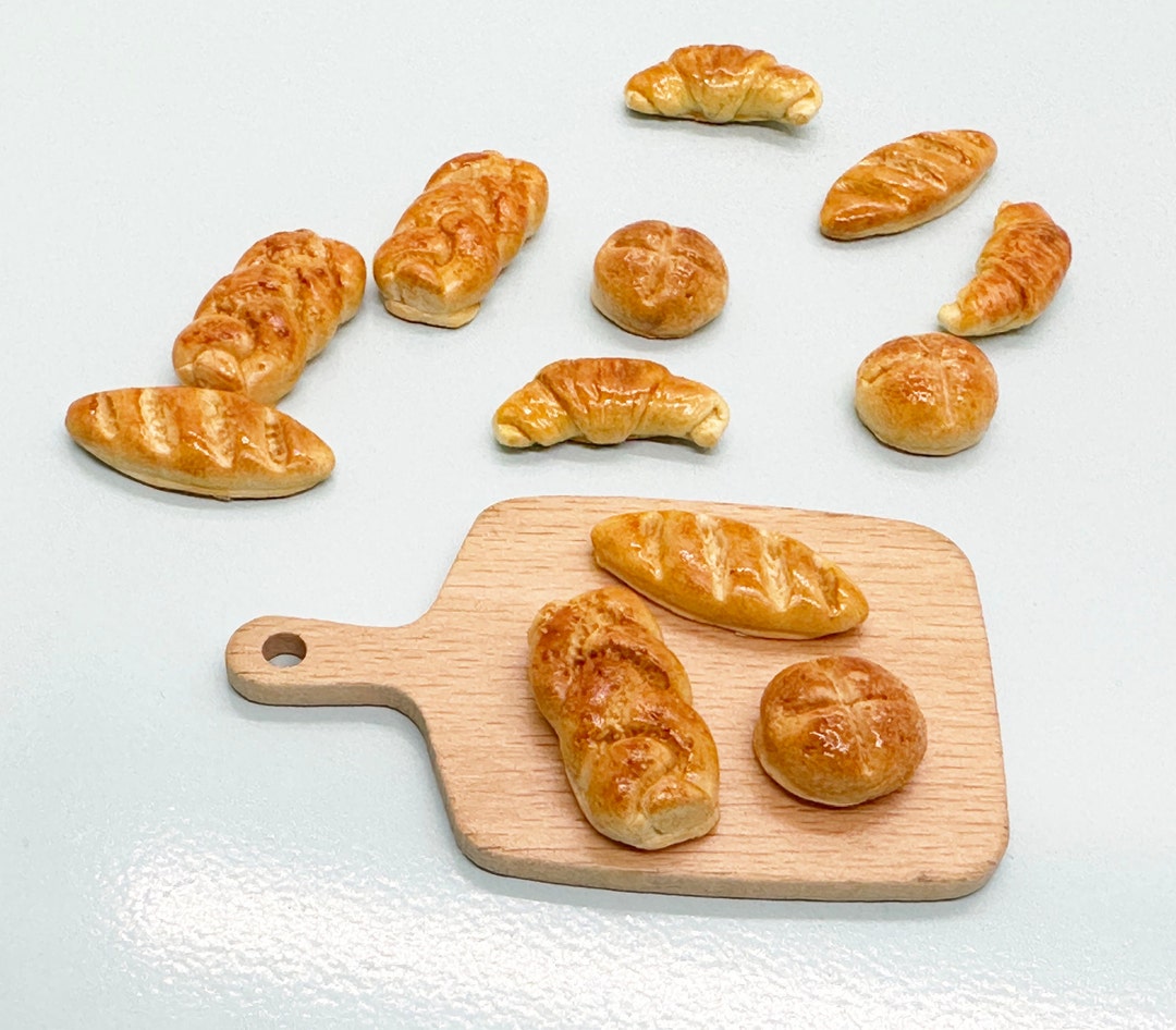 4 Mini Bread Magnet Set - Etsy