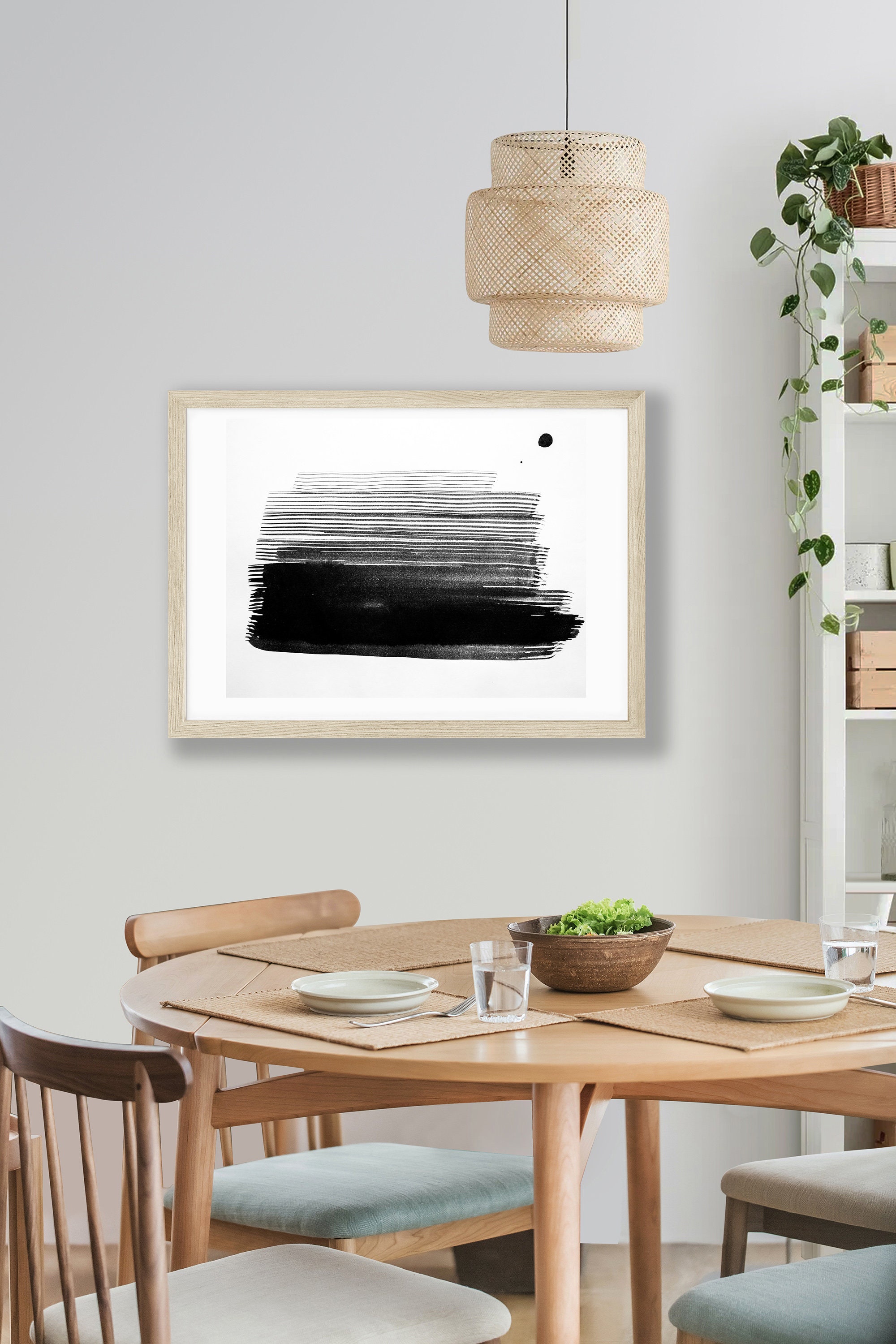 Abstract Ink Drawing Print: Minimalist Wall Art (digital Download) - Etsy