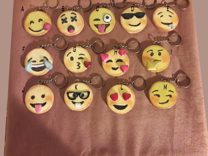 Emoji Happy Faces Keychains Emoticon Emoji Face Feeling Face Smiley ...