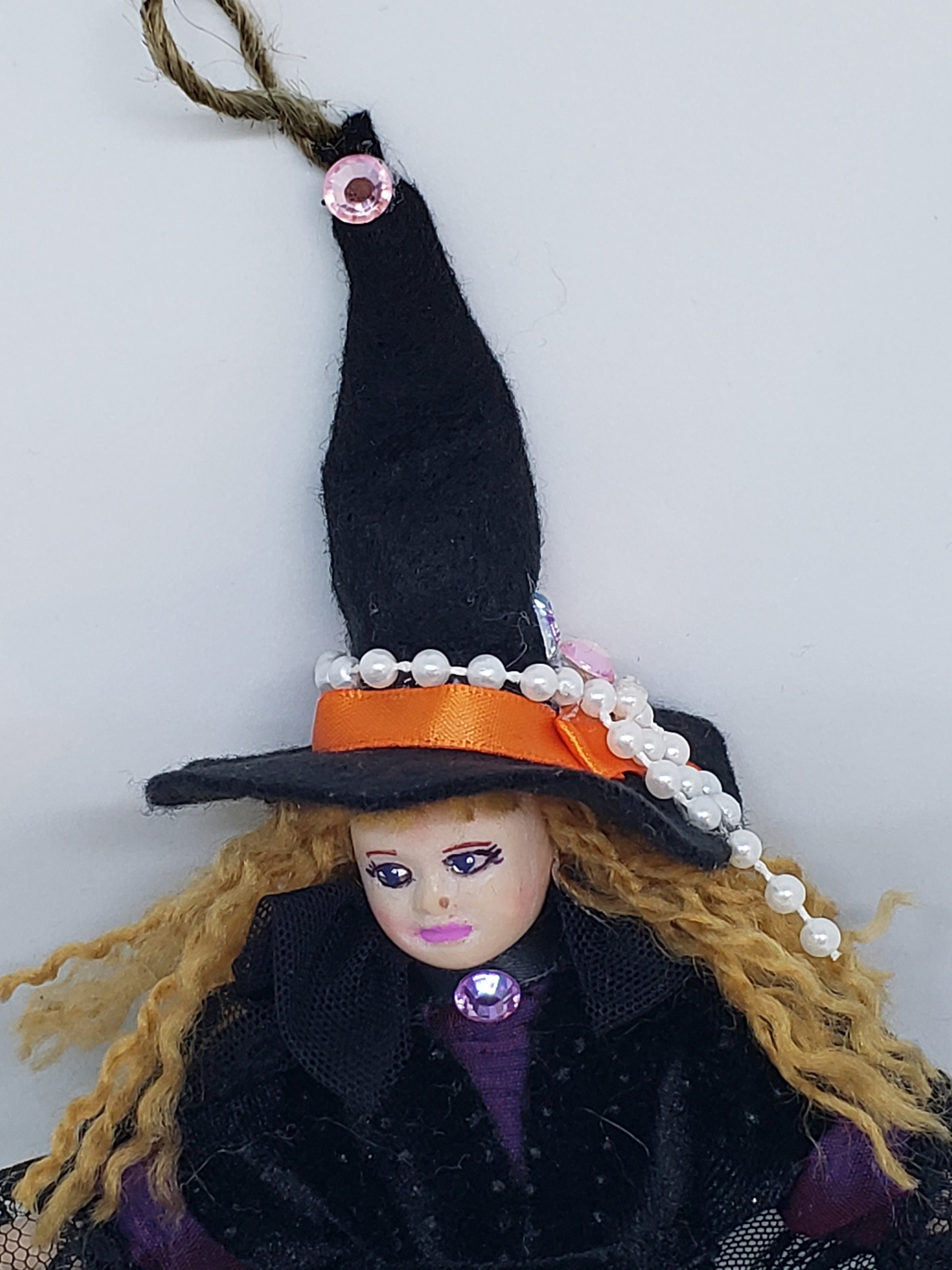 Witch Doll, Hanging Witch Doll With Broomstick, Home Decor, Wall ...