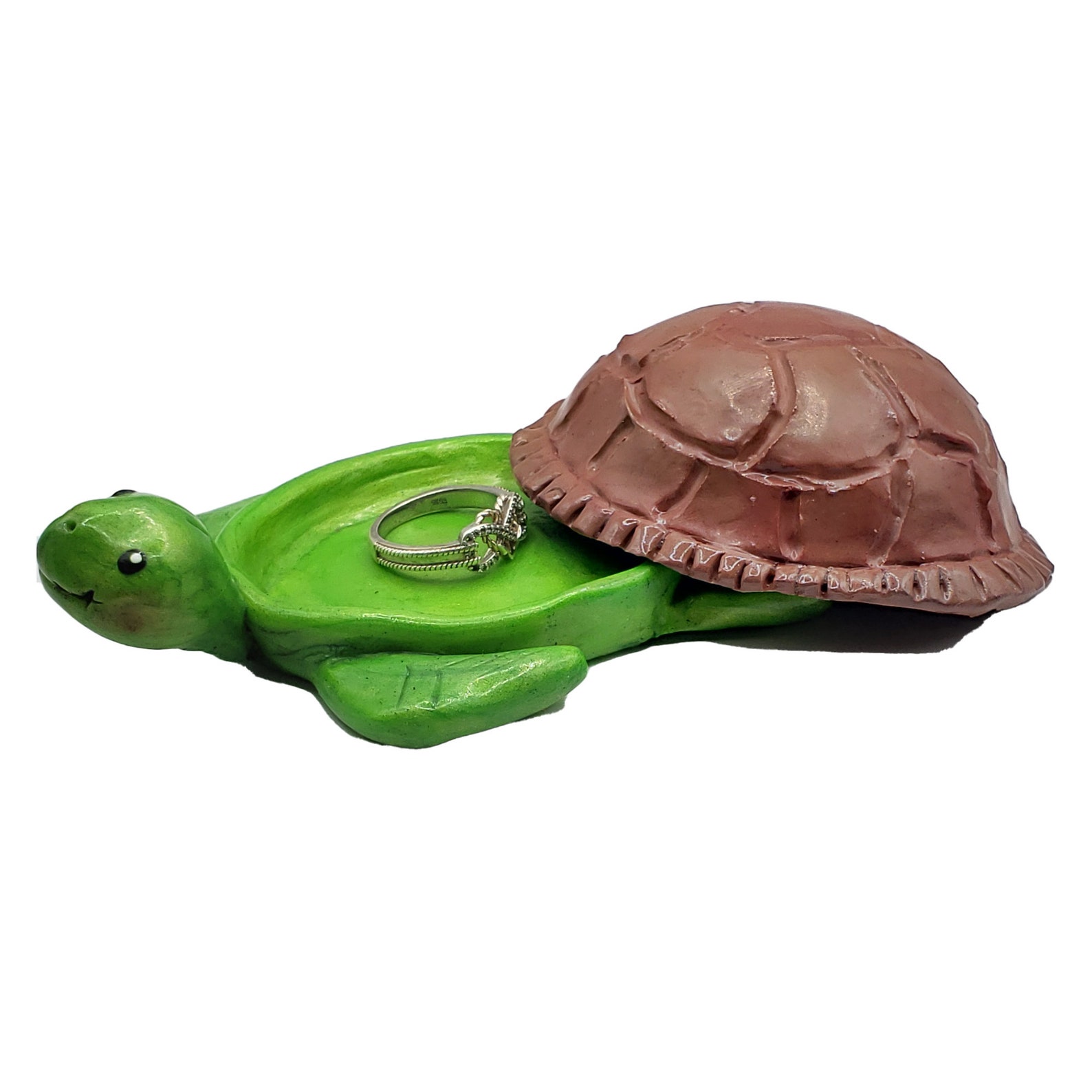 Jewelry Box Turtle, Handmade - Turtle Decoration, Jewelry Box Turtle ...