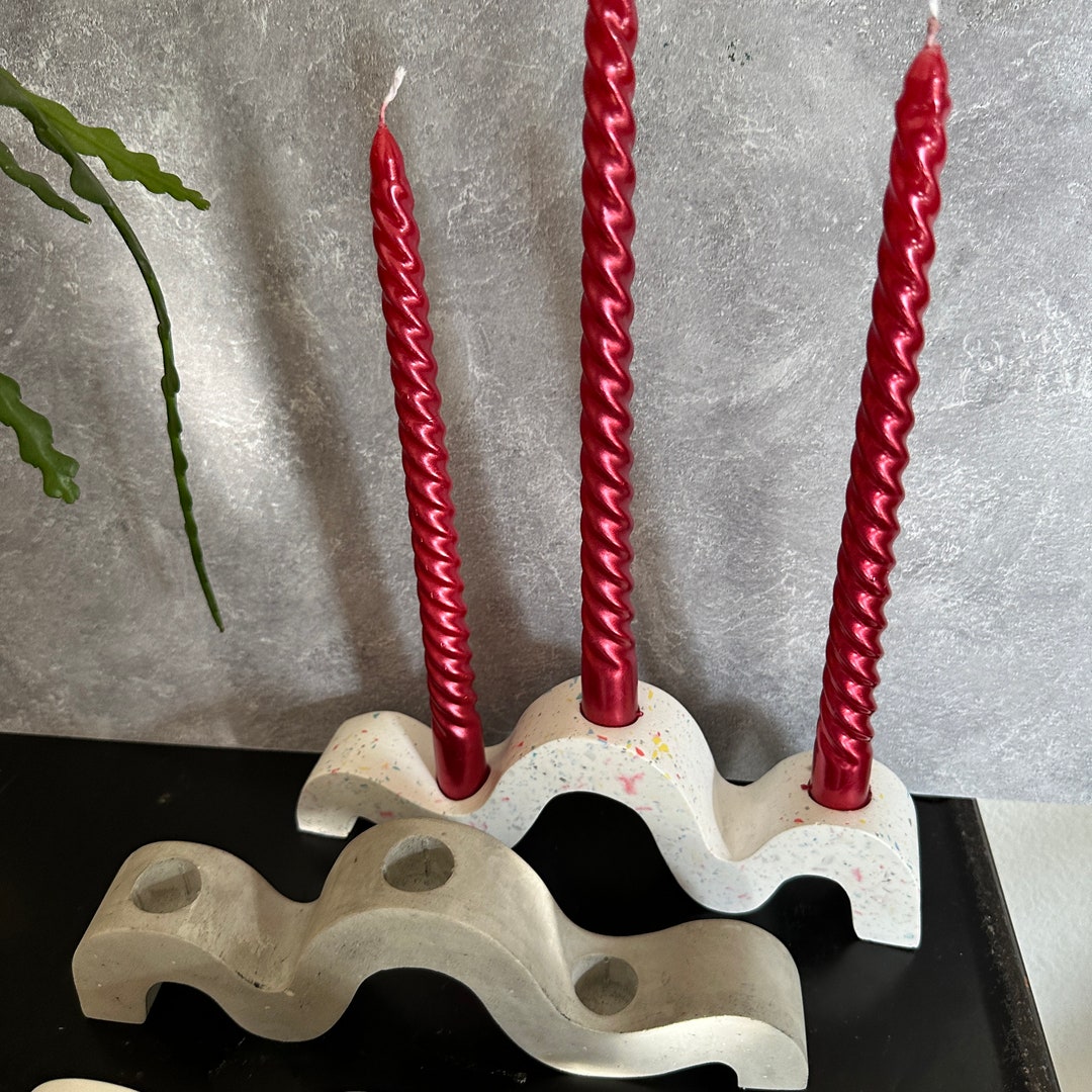 Curly Candelabra Candle Stick Holder Candle Centerpiece 3 - Etsy