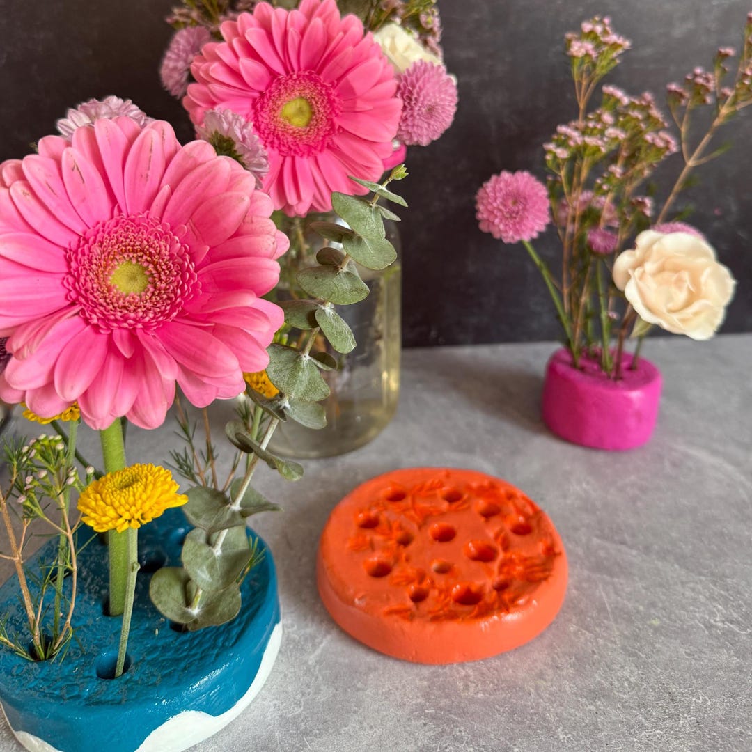 Handmade Ceramic Flower Frog Centerpieces for Floral Arranging ...