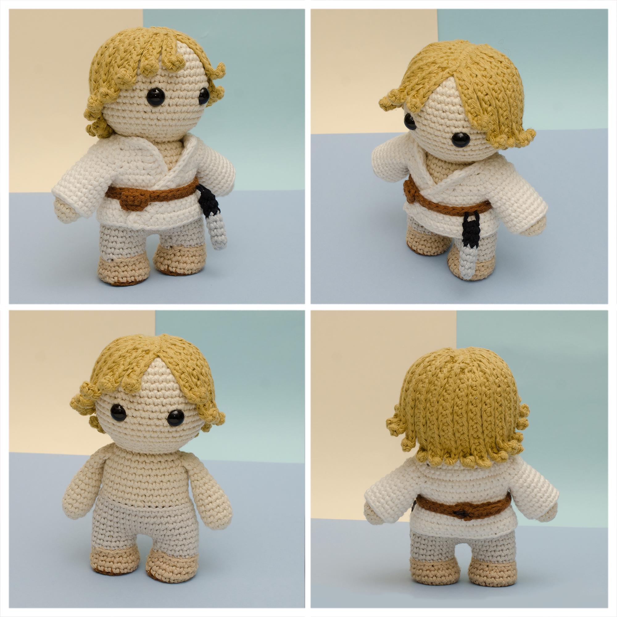 Crochet Pattern - Princess Leia and Luke Skywalker Pattern Pack – Star ...