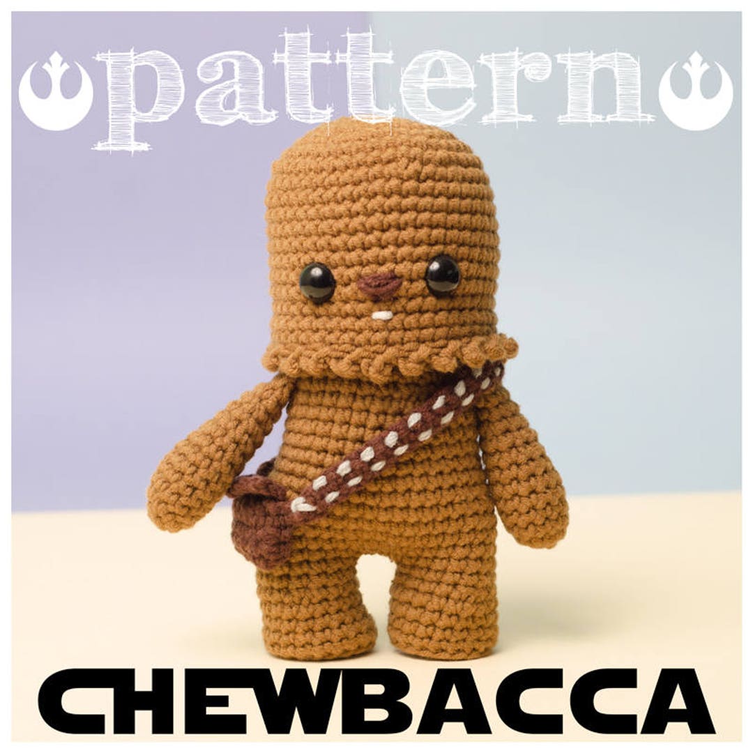 Chewbacca Crochet Pattern: Star Wars Amigurumi (english, Español ...