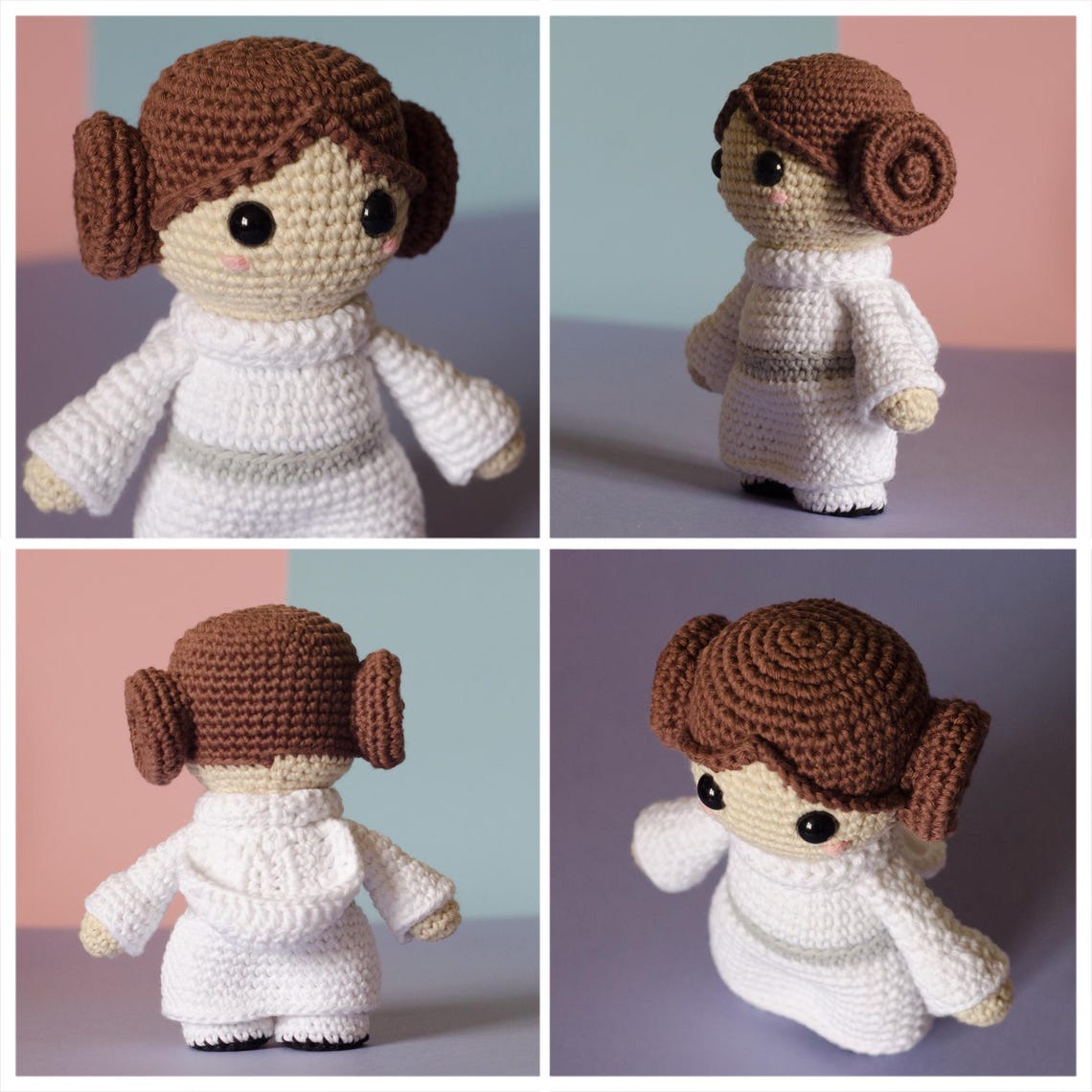 Crochet Pattern - Princess Leia and Luke Skywalker Pattern Pack – Star ...