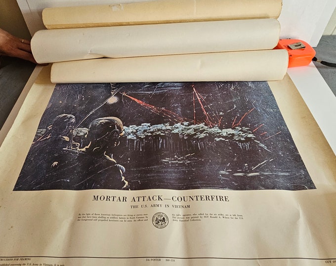 Vintage DA Poster Set US War Office Vietnam - Etsy