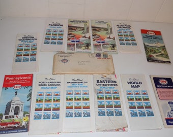 Esso Road Maps - Etsy