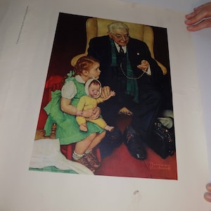 Vintage Norman Rockwell Pictures Upjohn Company - Etsy