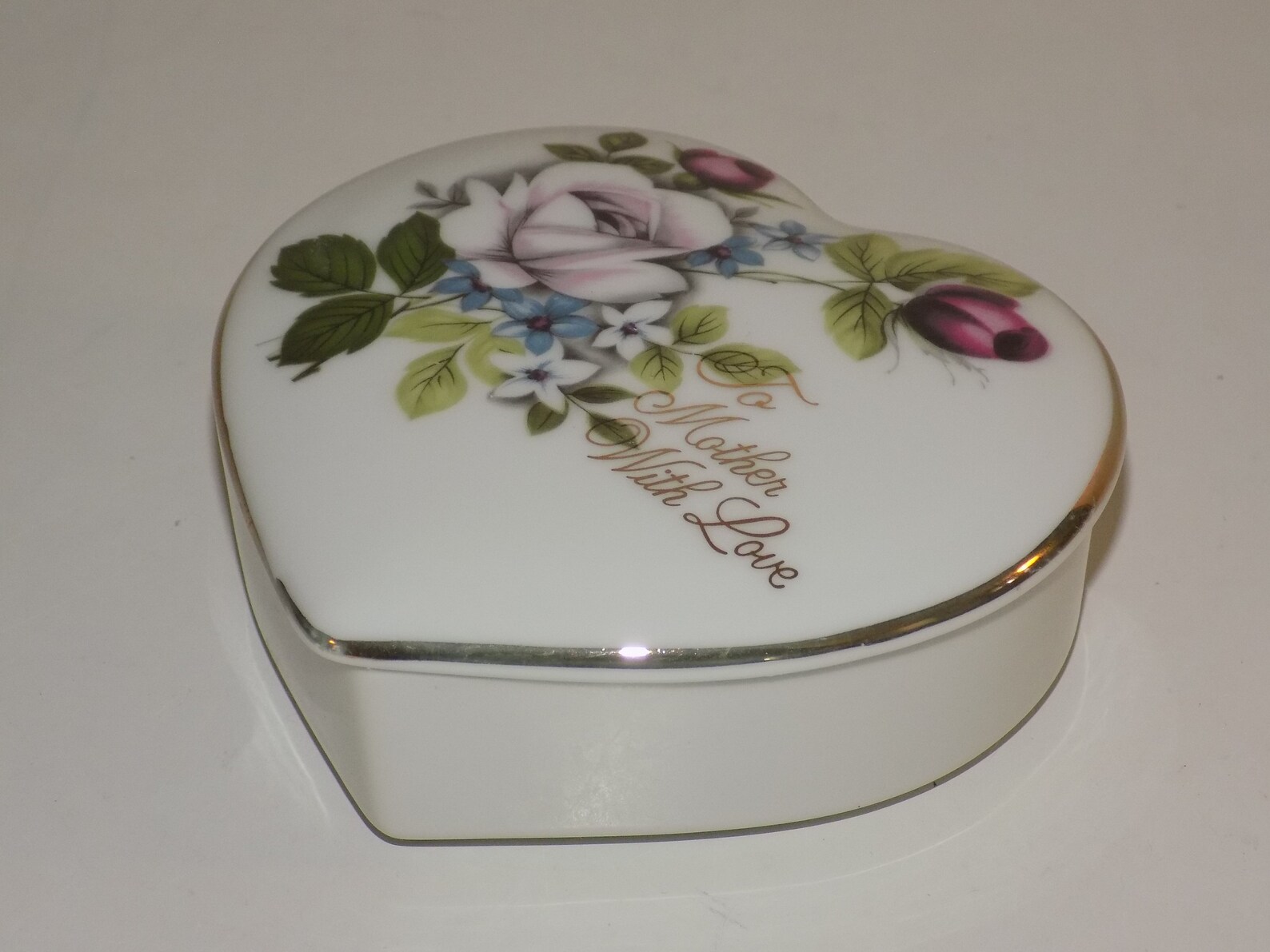 Vintage Lego Heart Shaped Trinket Box to Mother With Love - Etsy