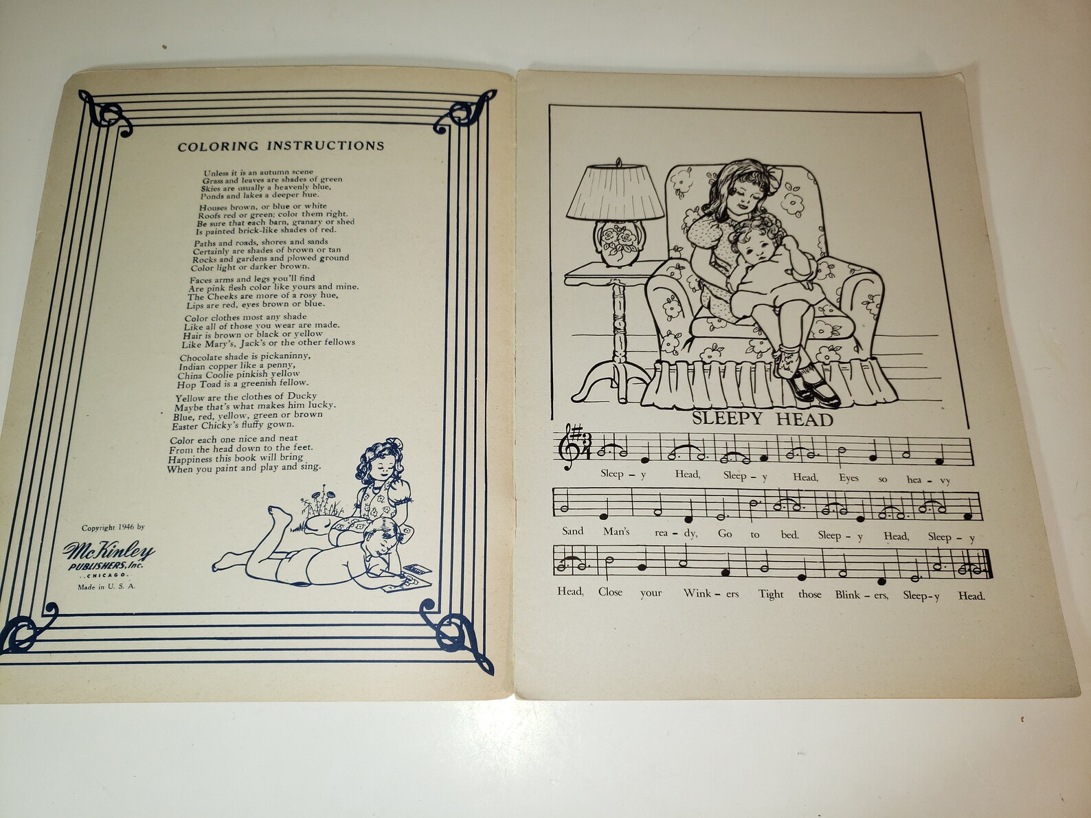 Vintage Paint a Song and Play It Coloring Music Books - Etsy
