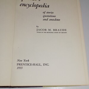 Vintage 1955 Speakers Encyclopedia Jacob M. Braude - Etsy