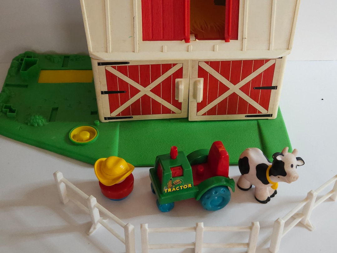 Vintage Little People Barn Fisher Price - Etsy