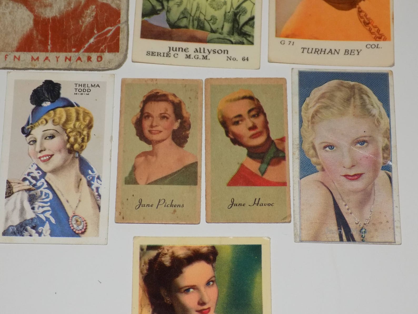 Collection of Cigarette Cards Film Star Movie Star MGM - Etsy