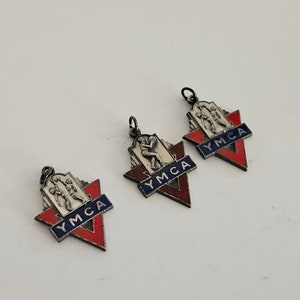Vintage YMCA Basketball Pendant Medal 1948 - Etsy