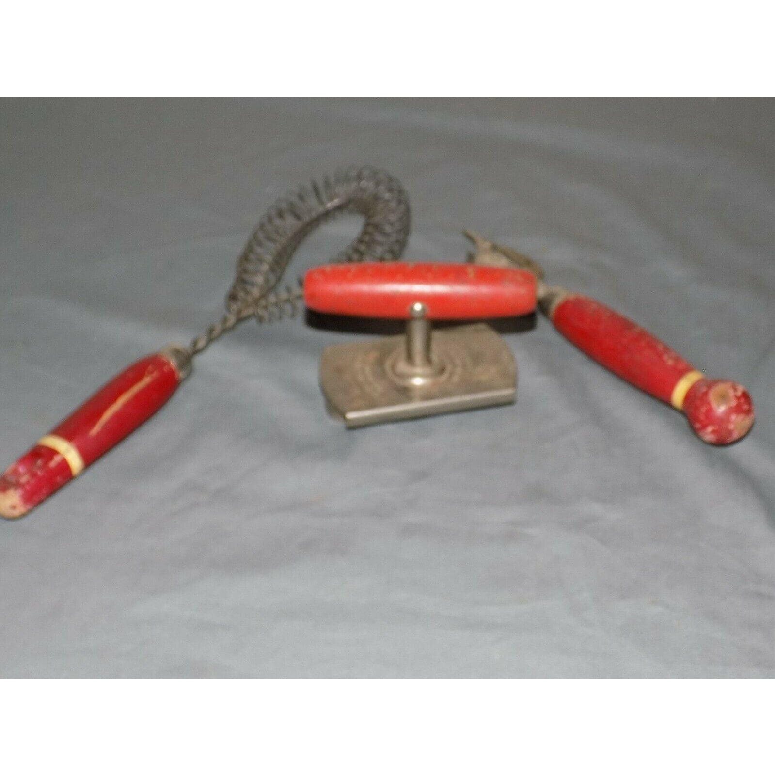 Vintage Red Wood Handle Kitchen Utensils Retro Farmhouse - Etsy