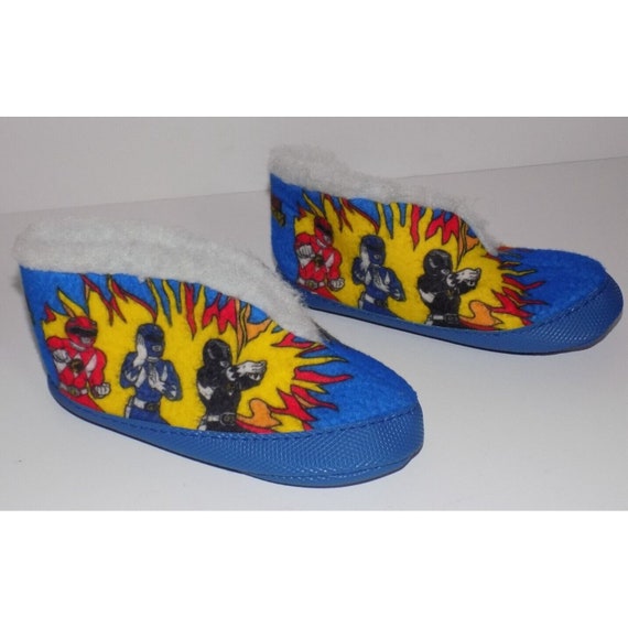 Vintage Mighty Morphin Power Rangers Kids Slippers Si… - Gem