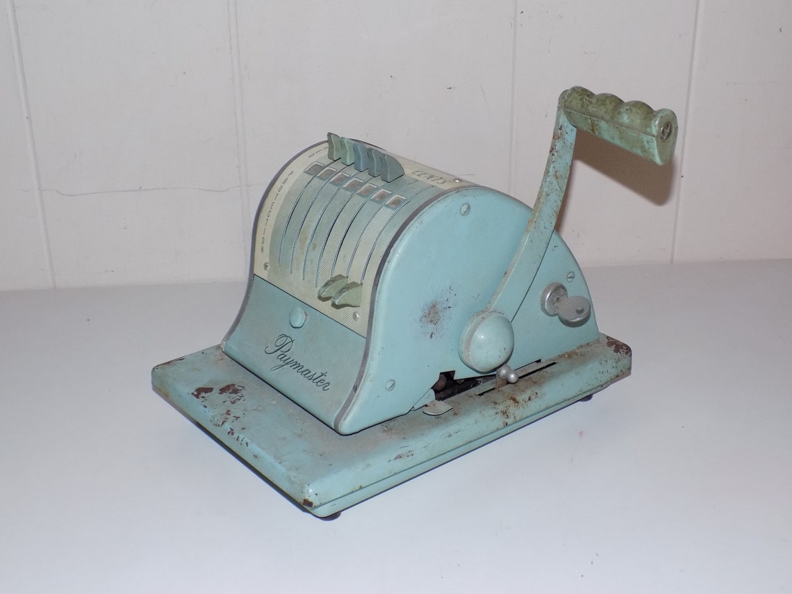 Vintage Paymaster Series S-1000 Check Printer Writer With Key Parts ...