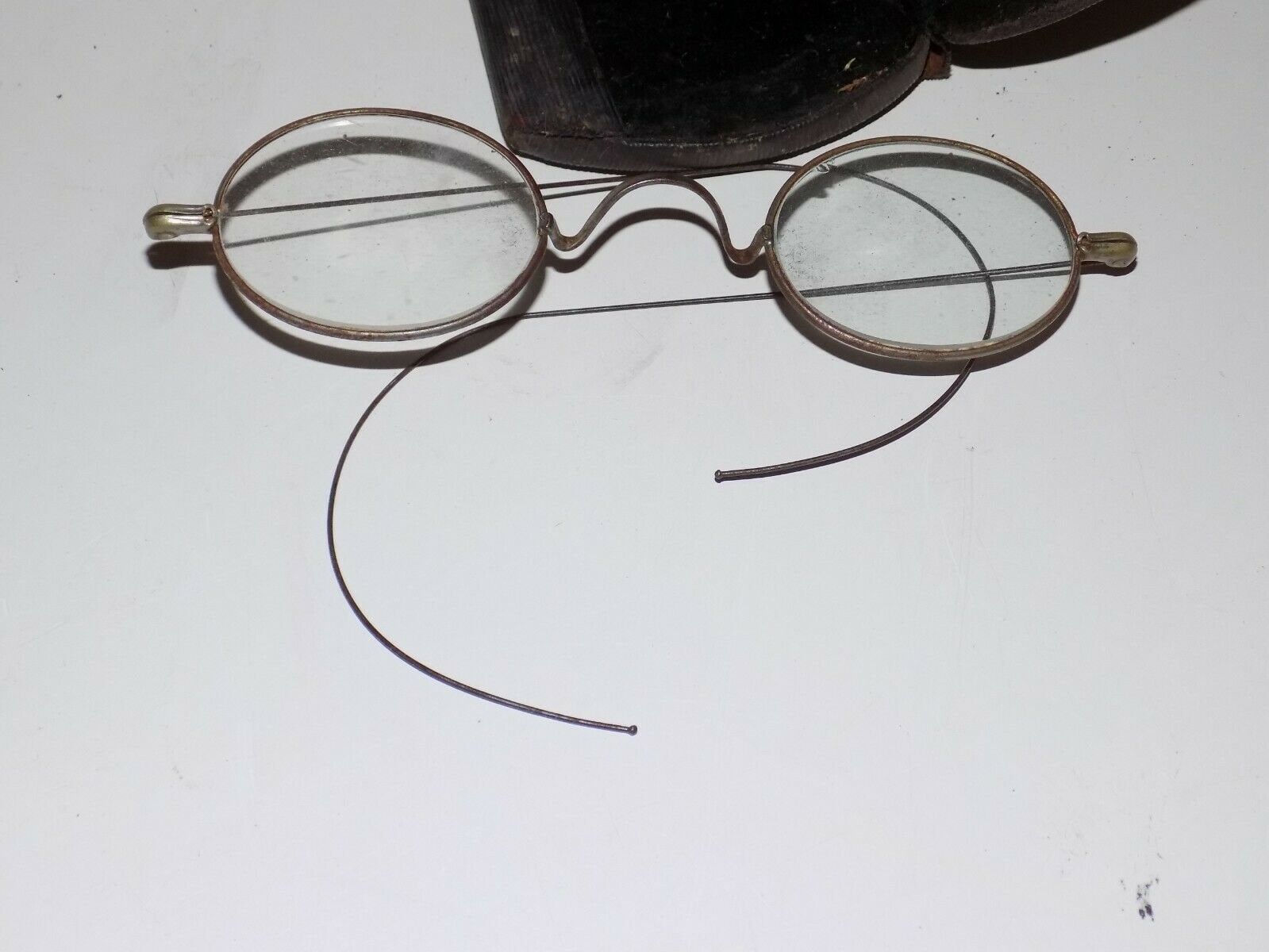 Vintage Wire Frame Eyeglasses Glasses With Hard Case | Etsy