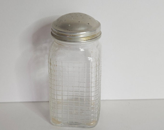 Vintage Capstan Glass Sugar Shaker Waffle Print - Etsy