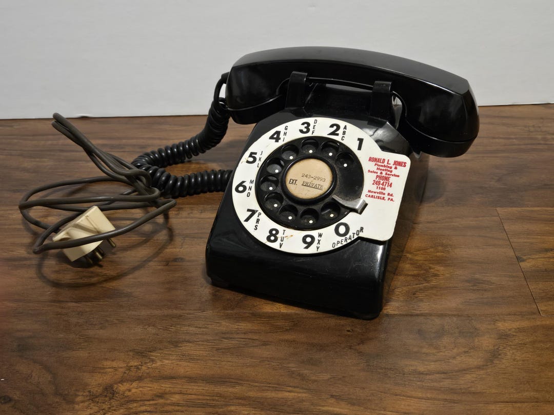 Vintage Western Electric Rotary Desk Telephone - Etsy