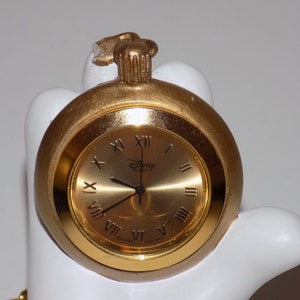 Disney Desk Clock Pocket Watch Mickey Mouse Hand - Etsy