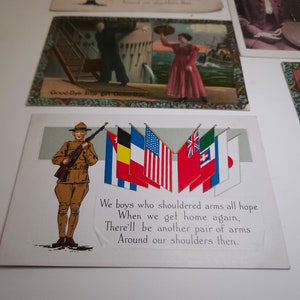 Vintage Military Soldier Postcard Collection Patriotic Morale - Etsy