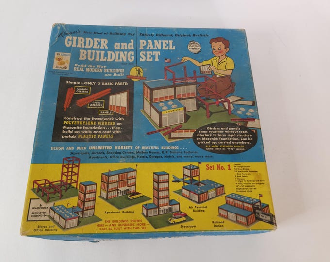 Vintage Kenner Girder and Panel Building Set No 1 - Etsy