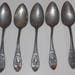Set of 5 Pewter Spoons Soldier Profile - Etsy