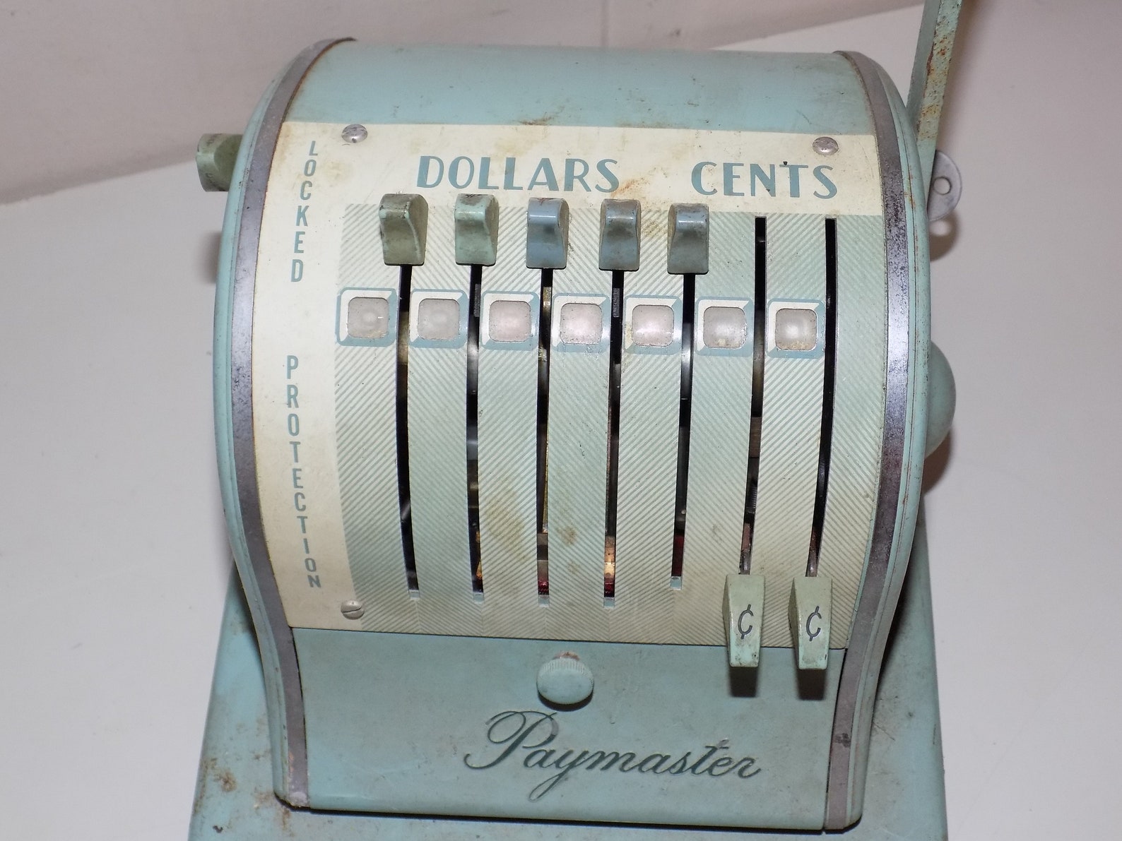 Vintage Paymaster Series S-1000 Check Printer Writer With Key Parts ...