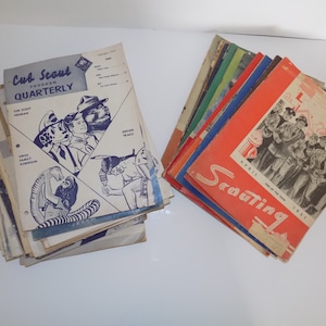 Vintage 1950s BSA Cub Scout Program Quarterly Scouting Magazine Boy ...