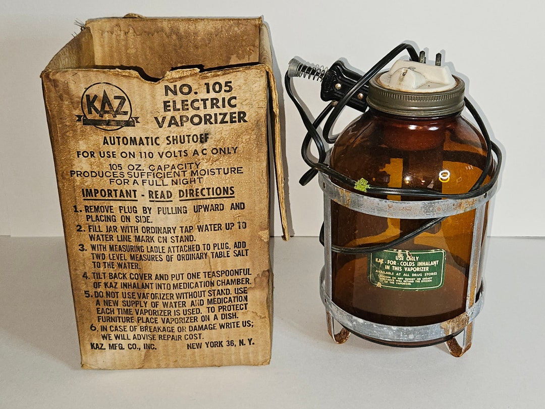 Vintage Kaz Electric Vaporizer No. 105 - Etsy