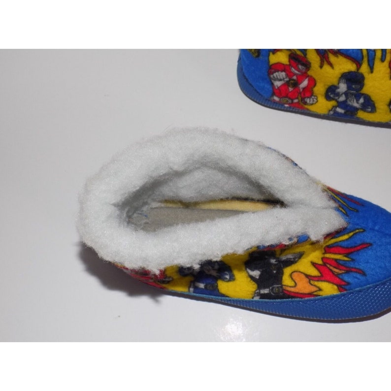 Vintage Mighty Morphin Power Rangers Kids Slippers Size 2-3 - Etsy