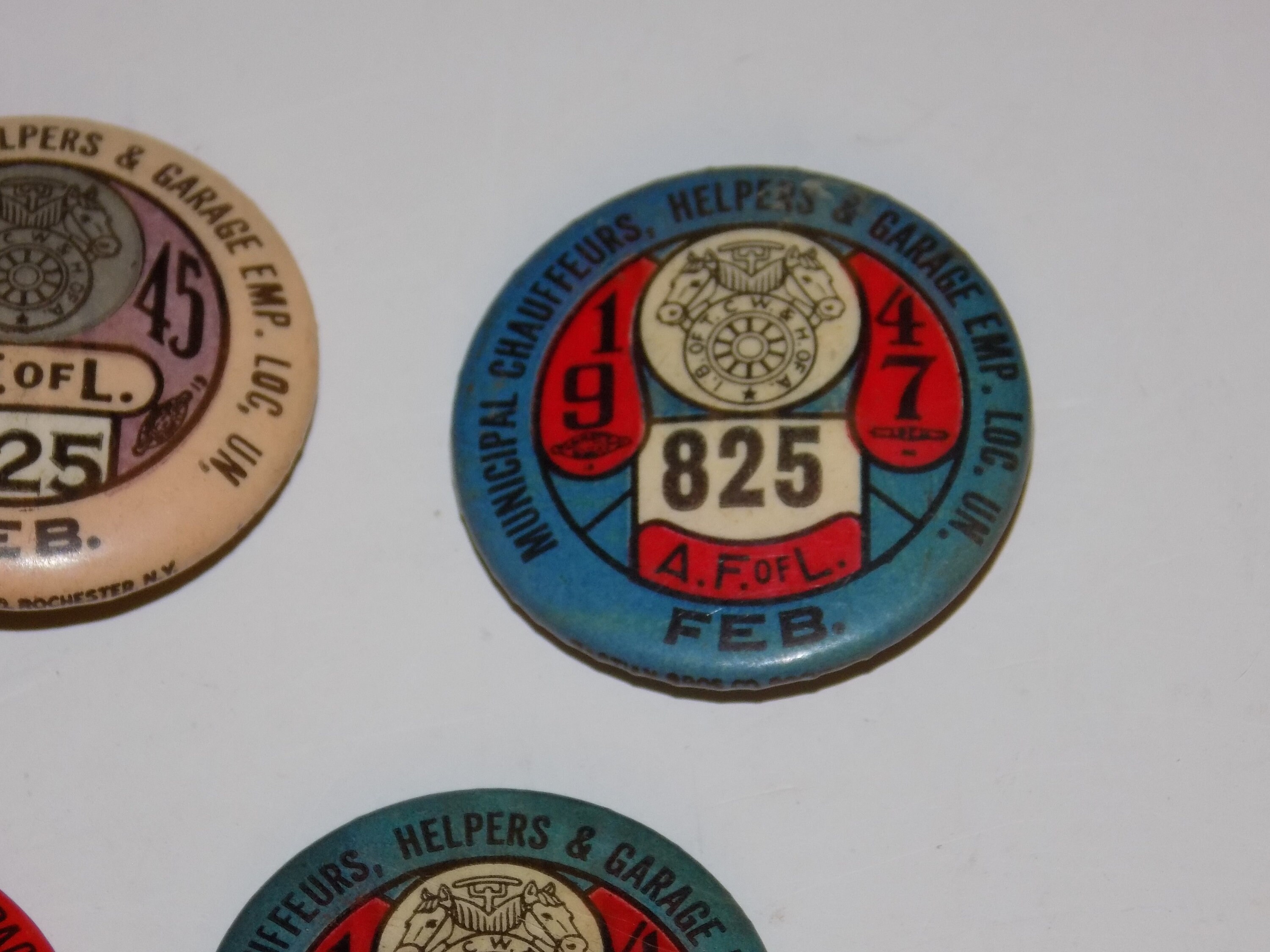 Vintage AF of L 825 Teamsters Pins 1945-1947 - Etsy