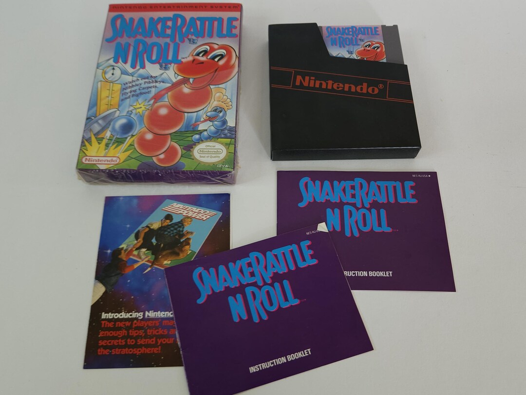 Snake Rattle N Roll Nintendo NES Game - Etsy