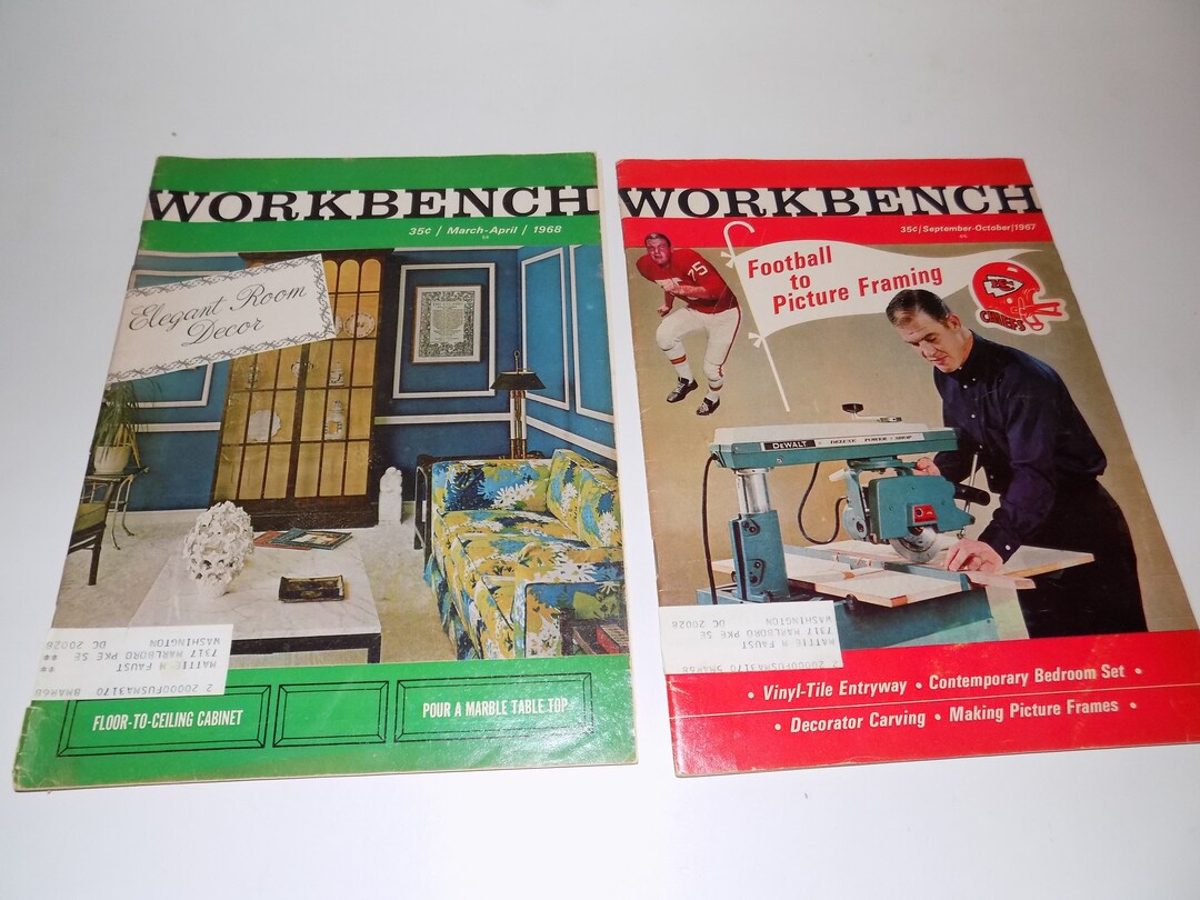 Vintage 1967 1968 Workbench Magazine DIY Projects - Etsy