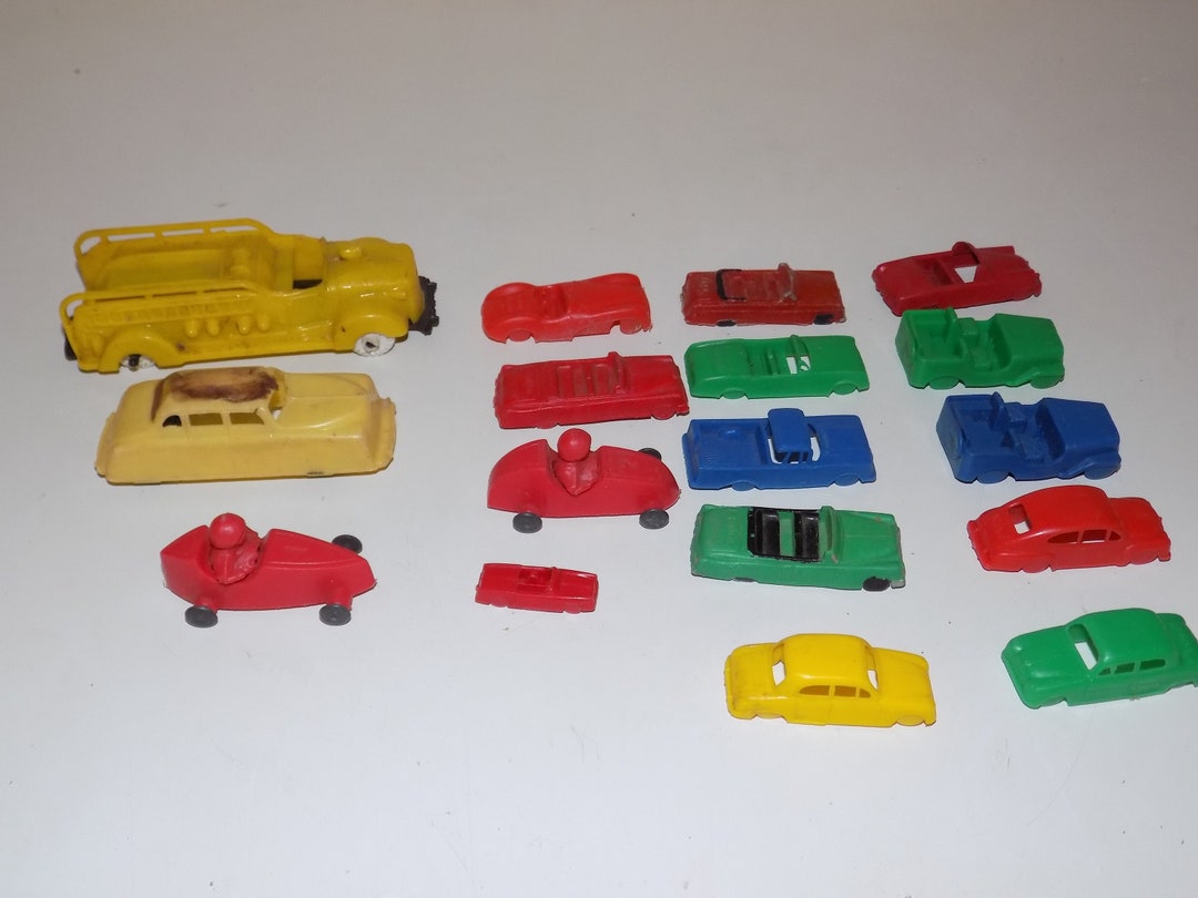 Vintage Plastic Car Lot Marx Renwal - Etsy
