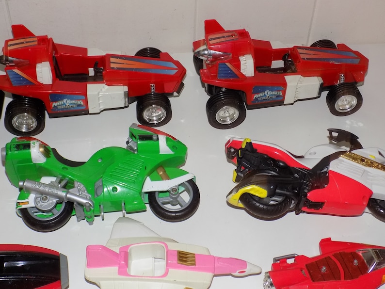Vintage Power Ranger Vehicles Cars Toys - Etsy