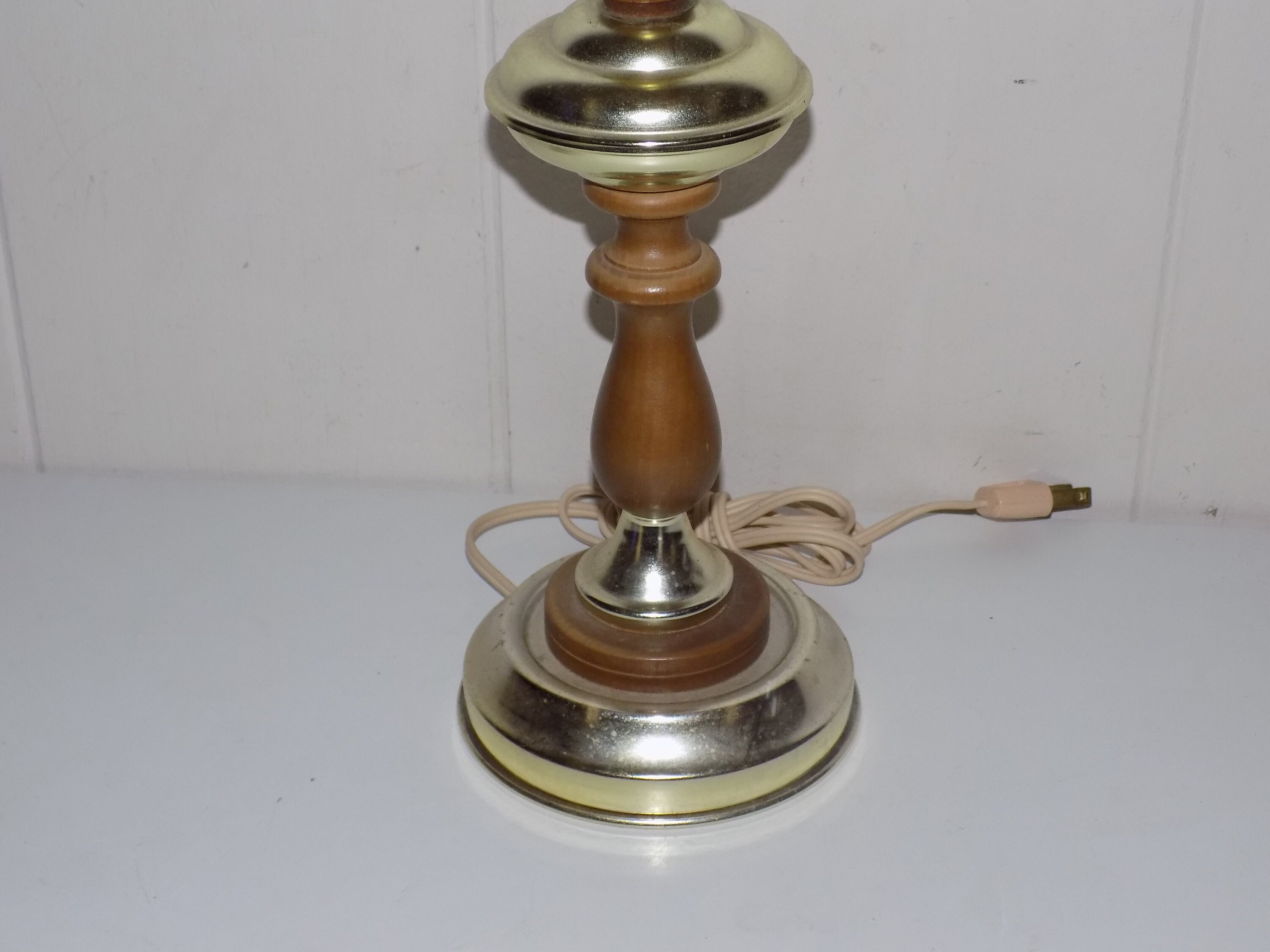 Wood Metal Electric Table Lamp - Etsy