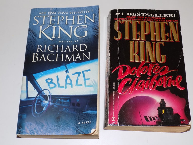 Stephen King Books Blaze Dolores Claiborne Full Dark No Stars Hearts in ...