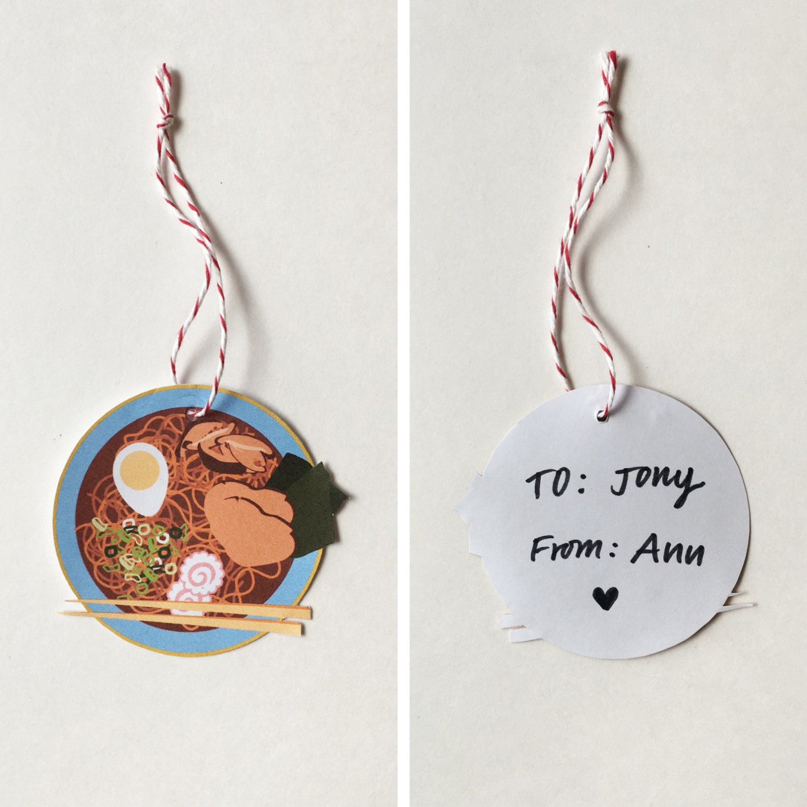 Printable Ramen Noodle Gift Wrap + Tag - Etsy