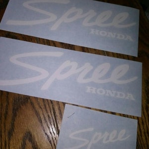 Honda Spree Decals 1 - Etsy