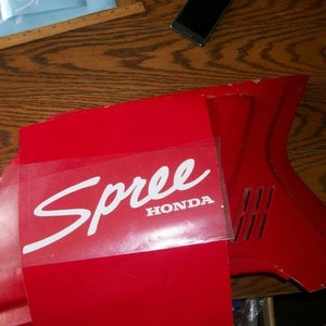 Honda Spree Decals 1 - Etsy