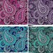 Set of 4 Paisley BEADWORK PATTERNS, Peyote Stitch Tapestry Beading ...