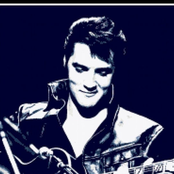Elvis Cross Stitch - Etsy