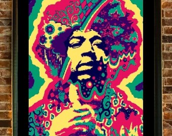 Elvis Presley PRINTABLE Cross Stitch PATTERN Rug Hooking - Etsy Canada