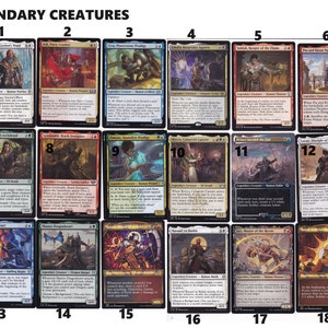 LEGENDARY MAGIC Cards-pick Your Mtg Commander-vintage Repack-rare ...