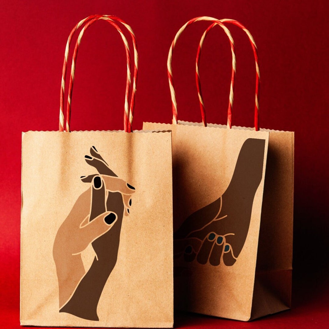 12 Holding Hands Stencils-diy Art Decor-painting & Drawing 0n Walls ...