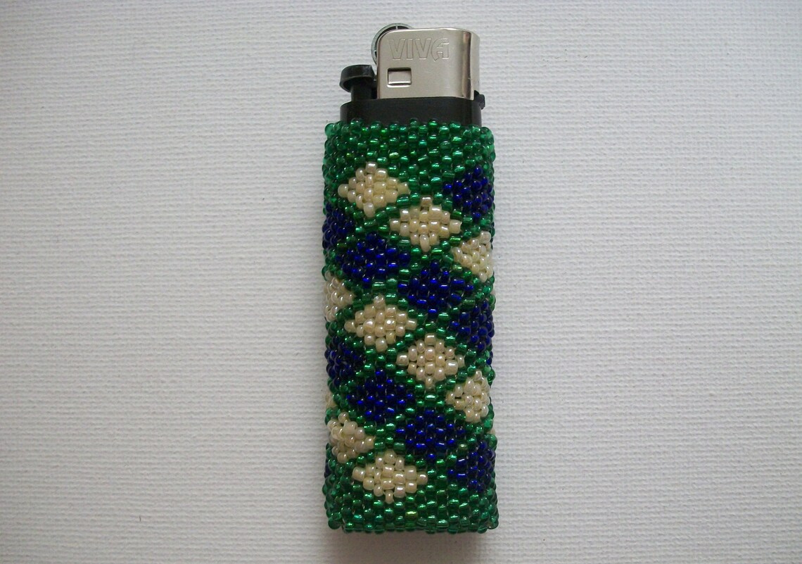 Beaded Lighter Cover Native Beadwork Lighters Native | Etsy
